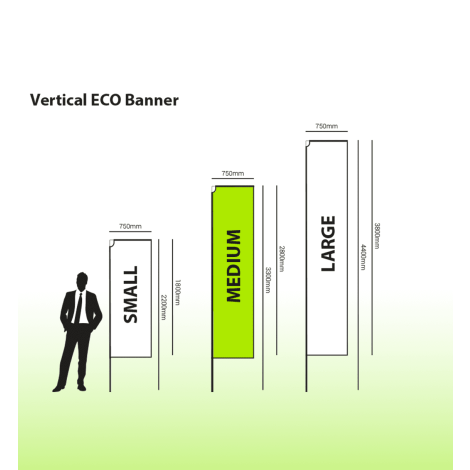 vertical banner size